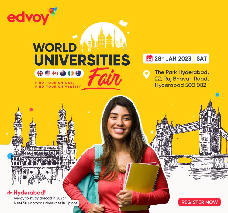 Attend Edvoy's World Universities Fair in your city.